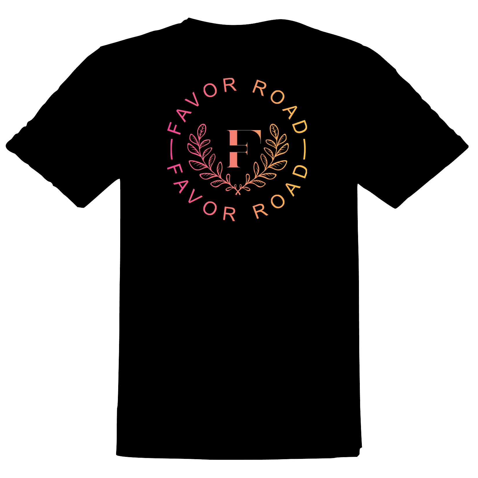 Favor Road - Black T-Shirt – FAVOR ROAD